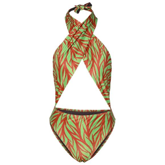 Reina Olga | Swim | Reina Olga Italian Stallion Orange Polyamide Blend ...